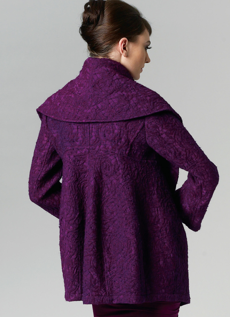 V1263 | Misses' Oversized Shawl-Collar Jacket | Textillia V1263 | Misses' Oversized Shawl-Collar Jacket | Textillia