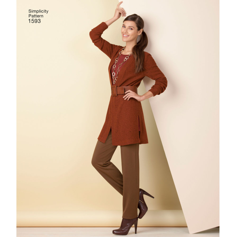 1593 | Misses' and Plus Size Knit Separates | Textillia 1593 | Misses' and Plus Size Knit Separates | Textillia